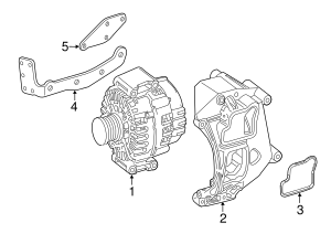 2013 Mercedes-Benz SL 65 AMG® Alternator 000-906-03-22 | MB OEM Parts