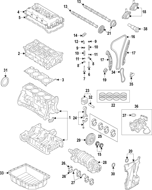 2020-2024 Kia Engine Timing Chain Tensioner 24420-2M002 | Kia ...