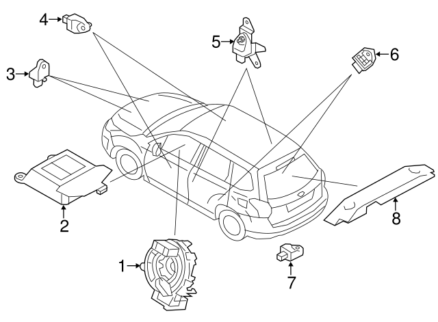 2012-2023 Subaru OEM NEW 2012-20 Subaru Crosstrek Impreza BRZ Steering ...