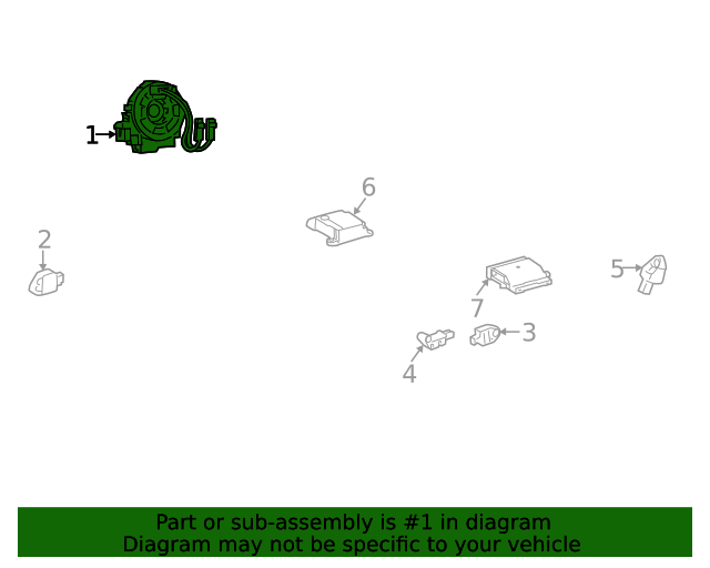 84308-42030 - Clock Spring 2021-2024 Toyota | Group 1 Auto Parts