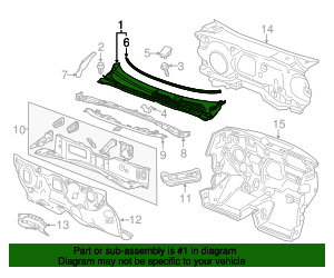 95493727 - Air Inlet Grille Panel 2012-2020 Chevrolet Sonic | GMPartsNow