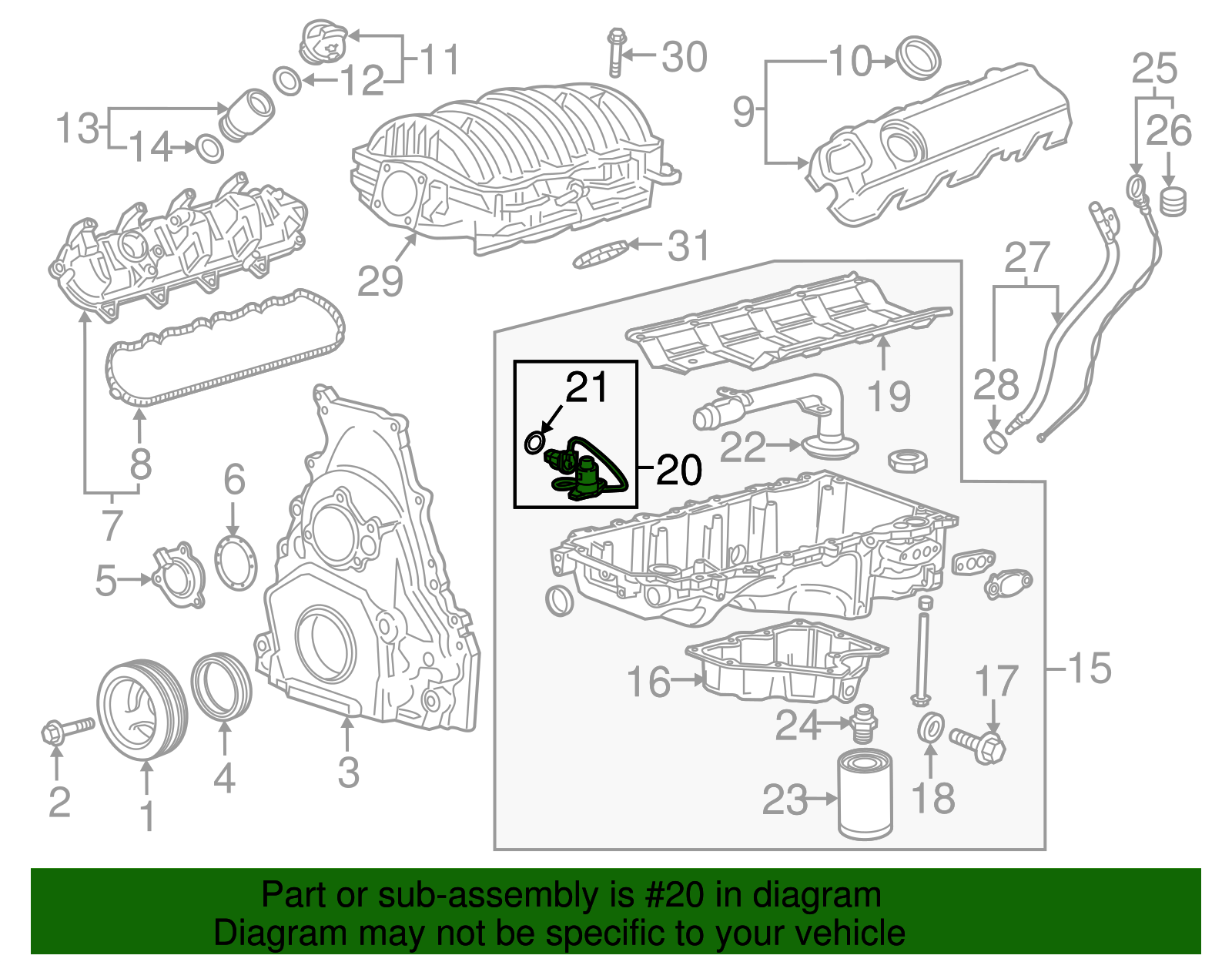 2010-2024 GM (Replaces 12639127) Oil Level Sensor 12696434 GM ...