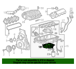 2014-2020 GM Lower Engine Oil Pan 12669909 GM | GMPartsDirect.com