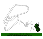 25281-3C100 - Accessory Drive Belt Tensioner Assembly 2006-2025 Kia ...