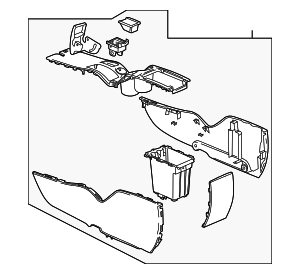 88987680 GM Console Assembly | GM Parts Store
