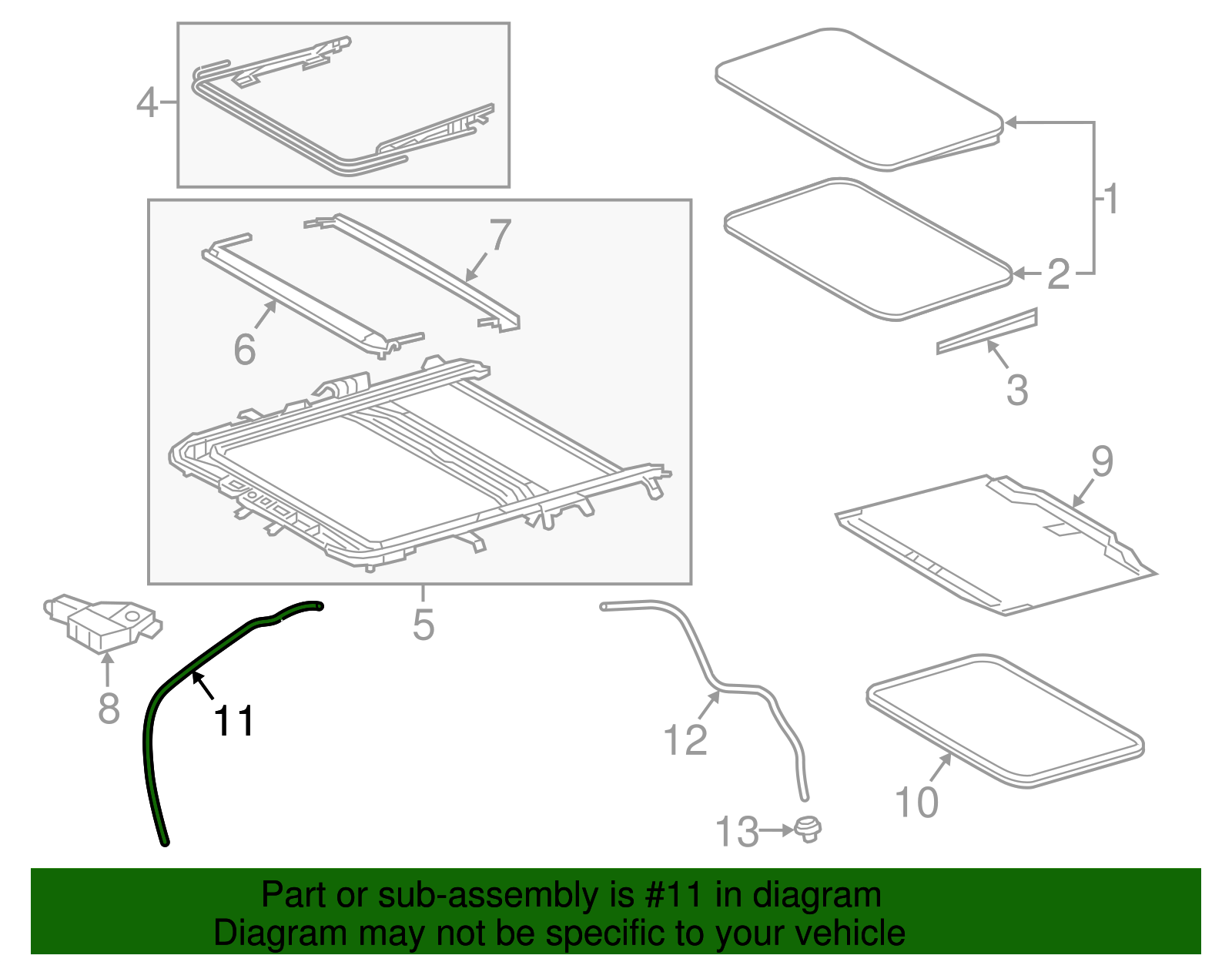 Genuine Toyota Drain Hose part# 63249-42150 for 2013-2018 Toyota RAV4 ...