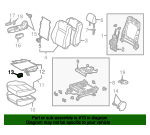 2012-2015 Toyota Seat Heater Control Module (Left, Right) 87501-06010 ...
