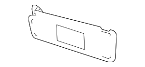 2009-2015 Jaguar Sun-Visor C2Z2417AMN | JaguarParts.com