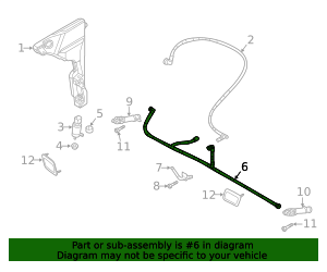 2019-2021 Audi Headlight Washer Hose 4N0-955-970-A | AutoNationParts.com