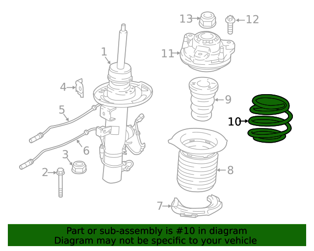 31-33-8-090-598 - Coil Spring - 2020-2024 BMW | BMW Parts Exchange