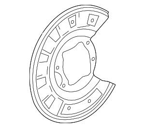 231-423-02-20 - Splash Shield 2013-2020 Mercedes-Benz | Mercedes-Benz ...