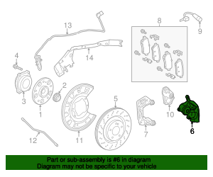 2013-2023 Mercedes-Benz Disc Brake Caliper 231-423-12-81 ...