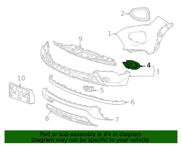 42615795 - Bracket 2021-2023 Chevrolet Trailblazer | Gateway Buick GMC ...