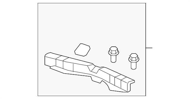 2007-2011 Honda CR-V Sill Molding 84640-SWA-013ZA | Genuine Honda Parts