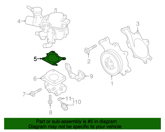 2016-2020 Infiniti Gasket 11062-5CA1A | INFINITI Parts & Accessories Online
