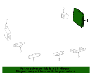 2021-2022 Toyota Venza Keyless Entry Module 899H0-48040 | Toyota Parts