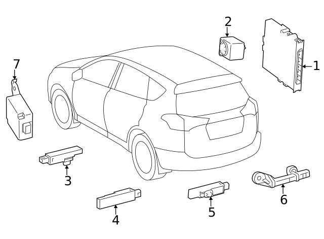 2021-2022 Toyota Venza Keyless Entry Module 899H0-48040 | Toyota Parts