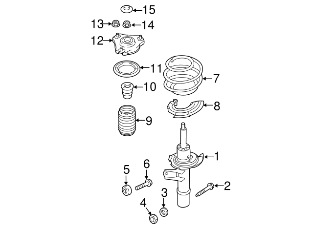 54630-J5500 - Coil Spring 2018-2021 Kia Stinger | Kia.Parts Store