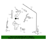 221-869-02-98 - Washer Reservoir Seal 2007-2020 Mercedes-Benz ...