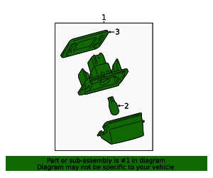 2012-2024 Toyota License Plate Light (Right) 81270-06031 | OEM Parts Online