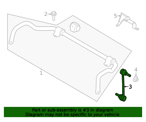 2013-2024 Land Rover Stabilizer Link LR035489 | OEM Parts Online