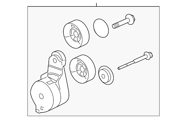 31170-RCA-A04 - 2007-2012 Honda - Tensioner Assembly Auto | Genuine ...