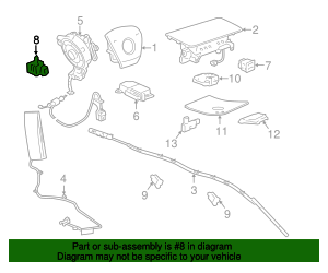 86824936 - Airbag Front End Discriminating Sensor AutoNationParts.com