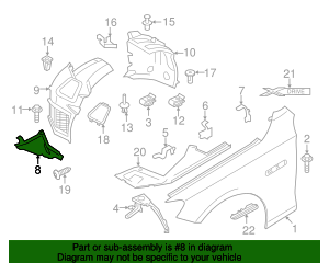 2010-2017 BMW Cover, bottom left 51-75-8-049-295 | AutoNationParts.com