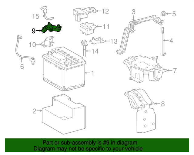 2016-2022 Lexus RX450h Sensor 28850-0P010 | AutoNationParts.com