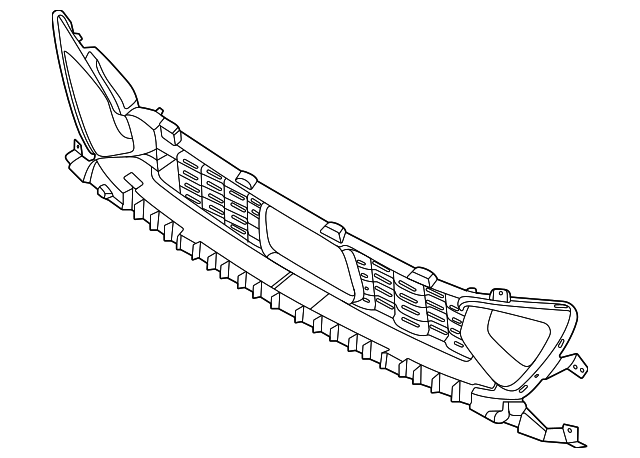 51118075480 - 2020-2024 BMW Lower Grille (51-11-8-075-480) | BMW of ...