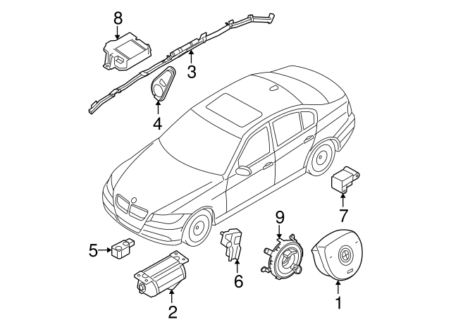 Genuine BMW 72-12-9-138-247 | Passenger Air Bag | FREE Shipping on Most ...