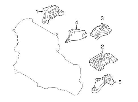 Engine & Trans Mounting for 2012 Mazda 3 | RealMazdaParts.com