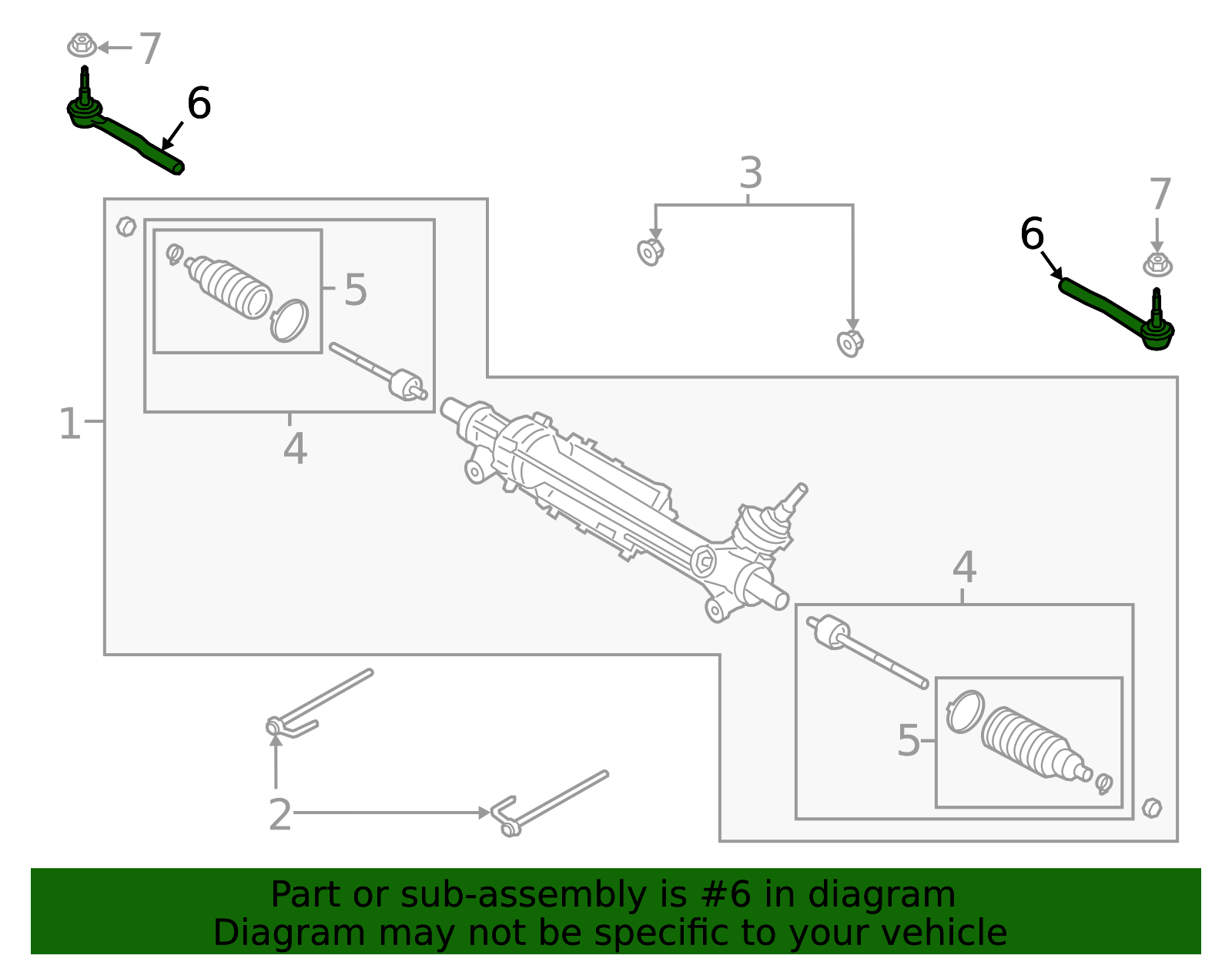 2019-2020 Ford Ranger Motorcraft™ Outer Tie Rod MEF-521 | OEM Parts Online