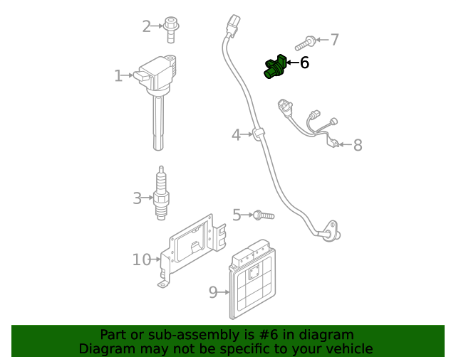 39180-2S000 - Crankshaft Sensor 2021-2023 Kia | Kia.Parts Store