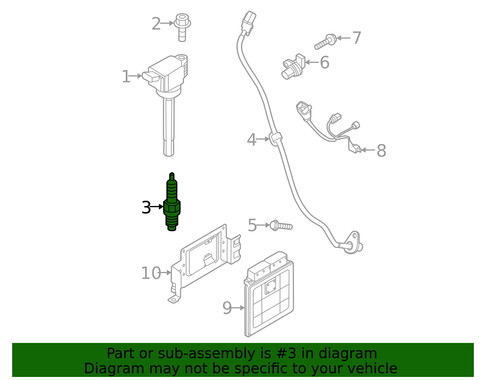 2021-2025 Kia Spark Plug 18875-09085 | OEM Parts Online