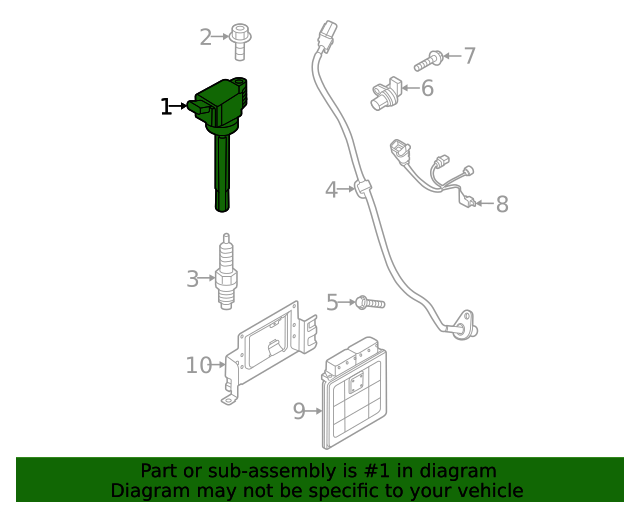 2021-2024 Kia Ignition Coil 27300-2T000 | QuirkParts