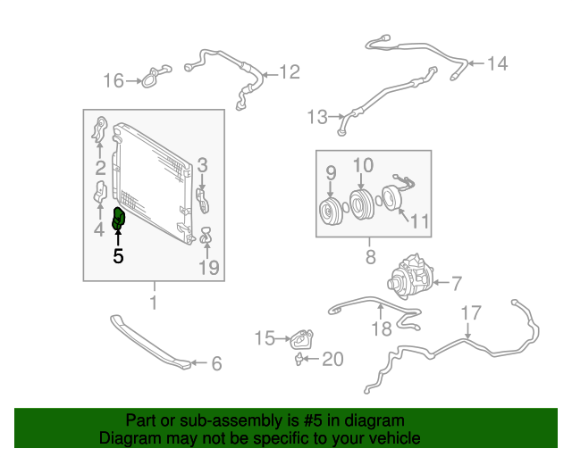 1998-2002 Toyota Land Cruiser Mount Bracket 88688-60800 | Toyota Parts ...