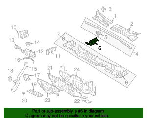 55737-21010 - Seal Heater Air Duct S - 2005-2010 Scion tC ...
