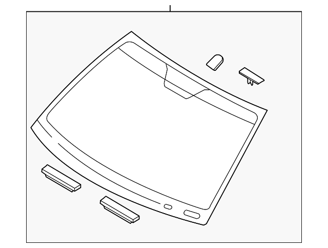 2013-2015 Hyundai Sonata Windshield Glass 86110-3S131 | OEM Parts Online