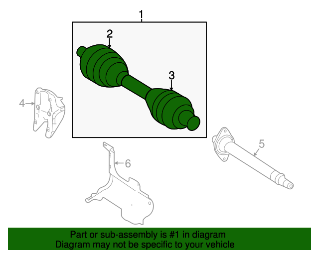 2017-2019 Infiniti QX30 Axle Assembly 39100-5DC0D | Faulkner Infiniti ...