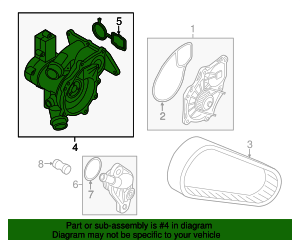 2018-2021 Volkswagen Atlas Thermostat 7E0-820-295-B | VW Direct Parts