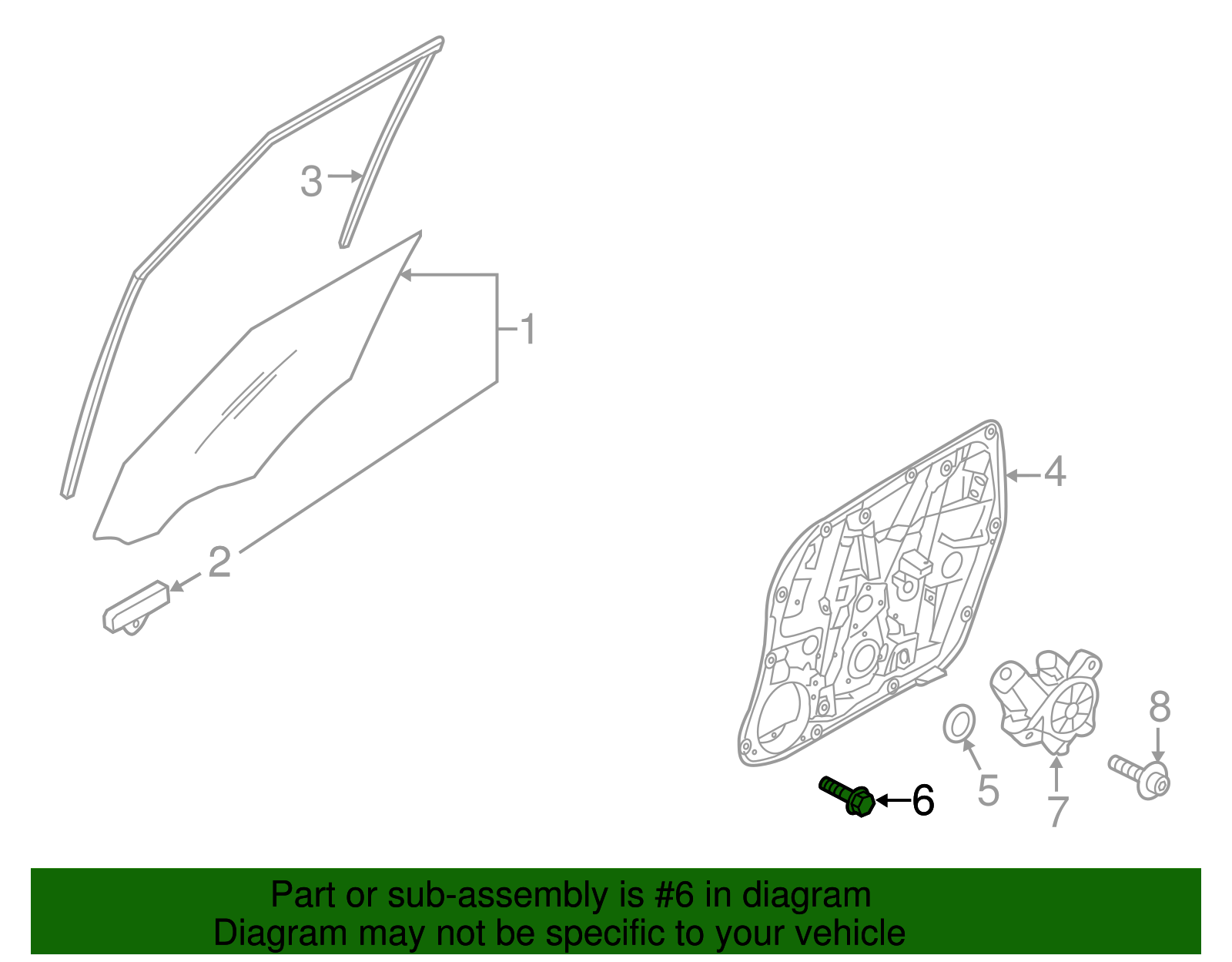 11408-06161 - Regulator Module Bolt 2014-2025 Kia | Kia.Parts Store