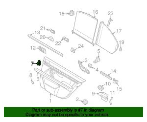 51417001629 - 1995-2003 BMW Trim Molding Insert (51-41-7-001-629) | BMW ...