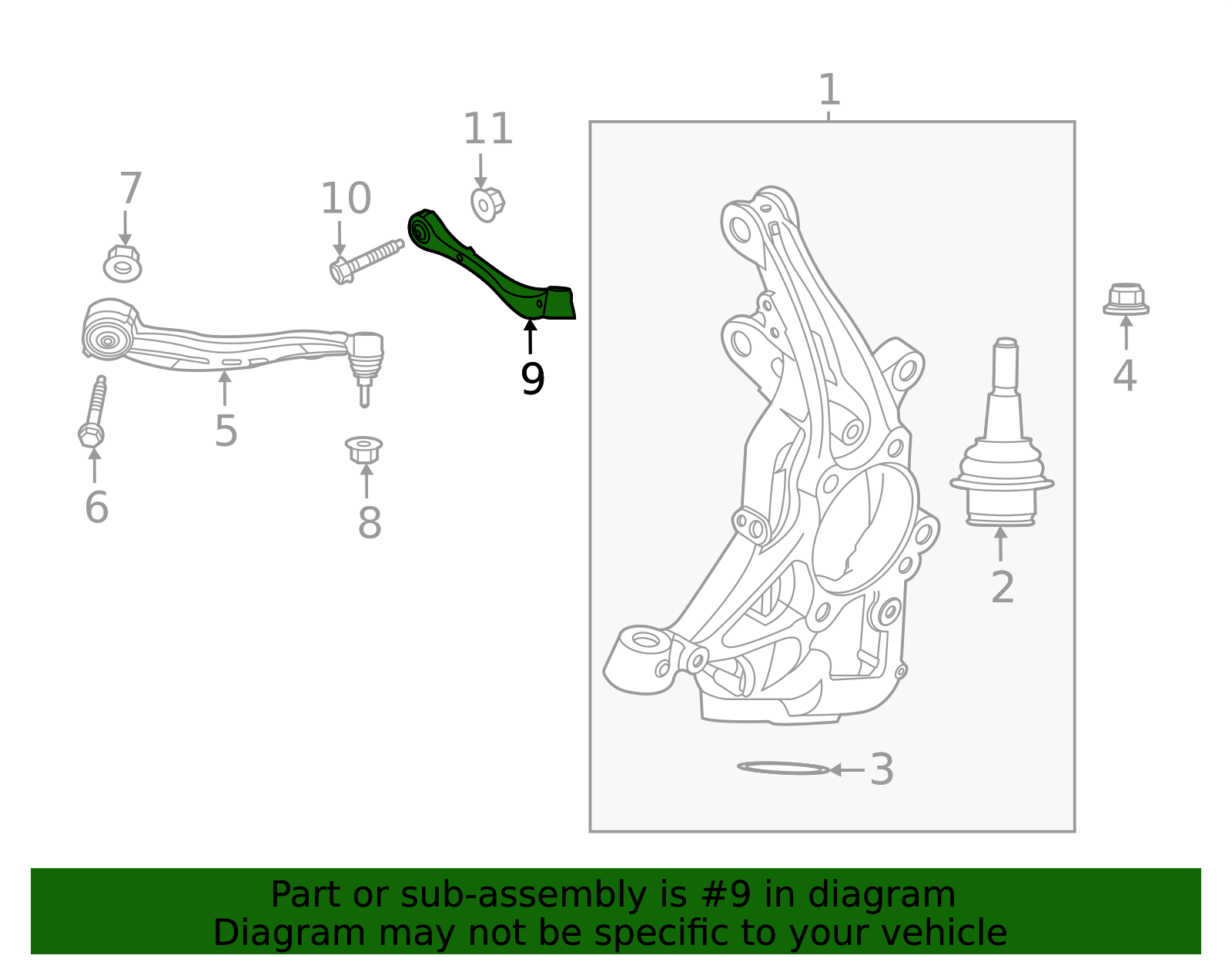 LB5Z-3079-D - Lower Control Arm 2020-2025 Ford | AutoNation Parts
