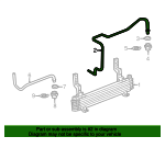 2011-2014 GM Automatic Transmission Fluid Cooler Inlet and Outlet Line ...