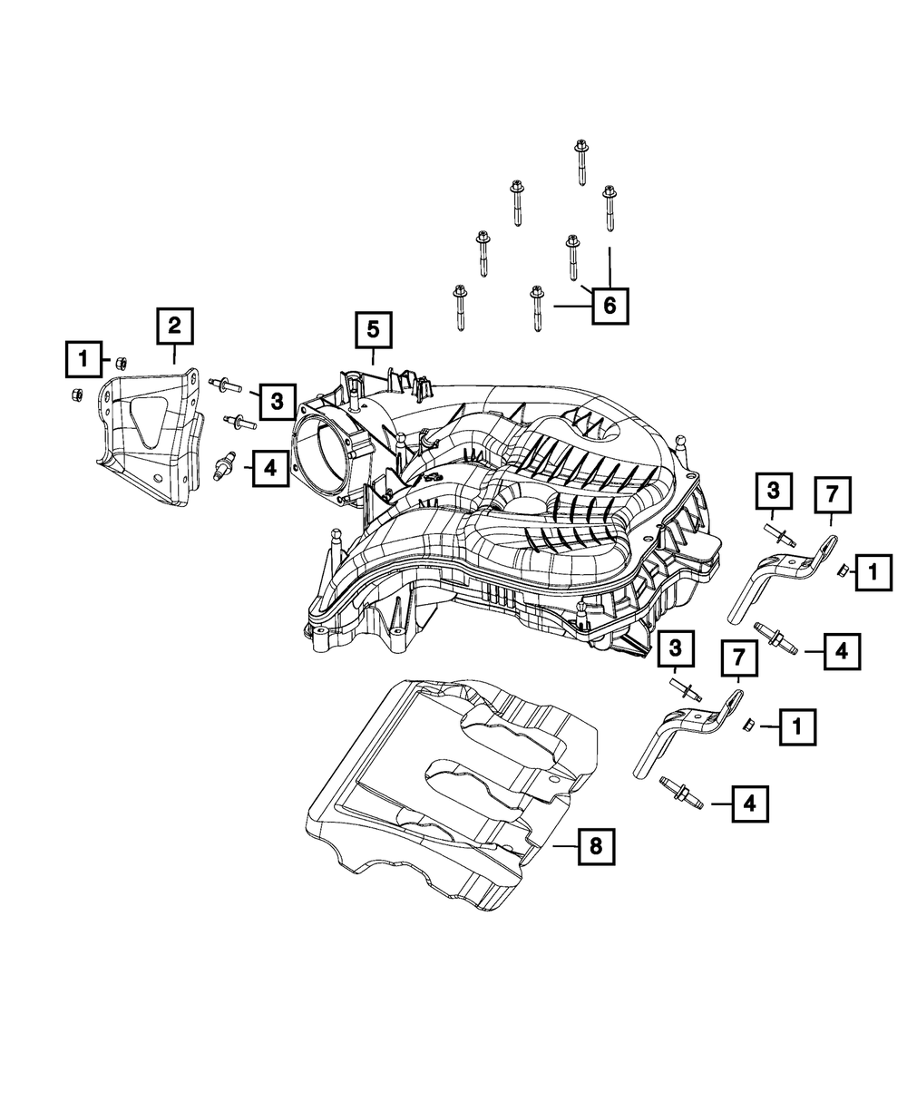 2014-2022 Mopar Intake Manifold Plenum 68240667AC | Mopar eStore