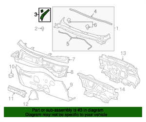 2018-2023 GMC Terrain Driver Side Air Inlet Grille Panel Extension ...