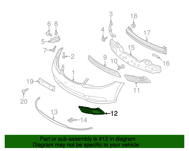 2013 Kia Forte Cover - Driver's Side (LH) 86563-1M700 | TascaParts.com