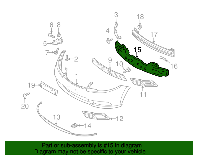 86520-1M000 - Absorber 2010-2013 Kia Forte | Kia.Parts Store