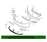 86590-1M000 - Lower Deflector 2010-2013 Kia Forte | Kia.Parts Store